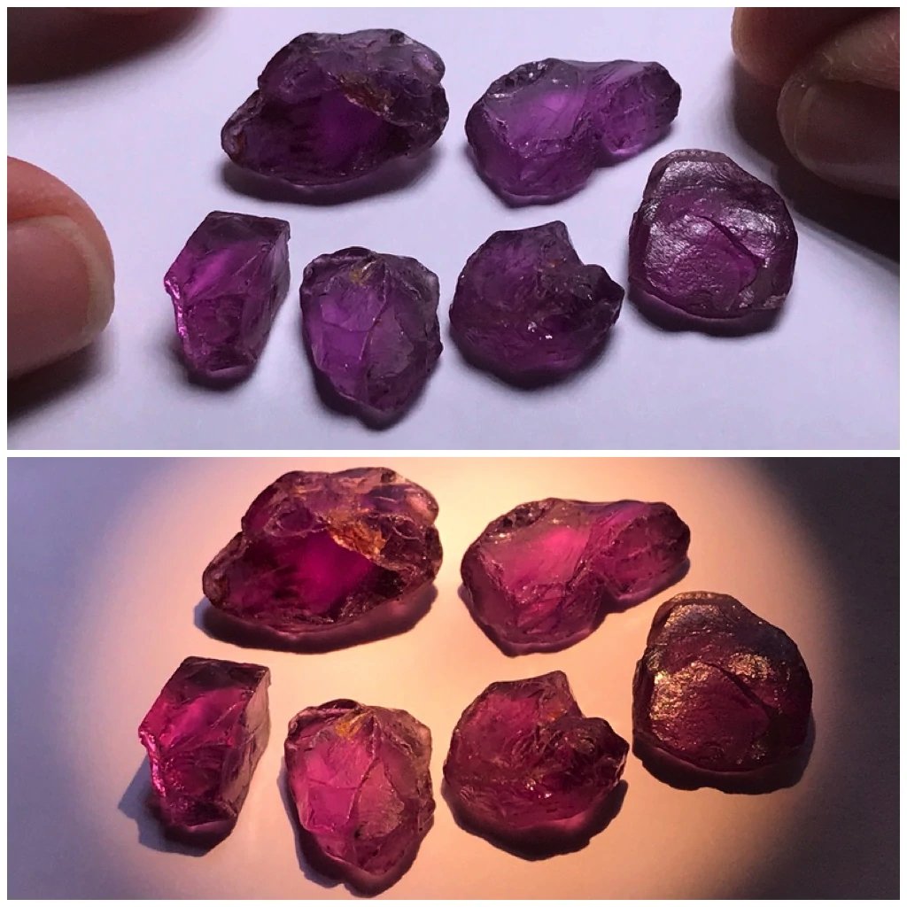 Color Change Garnets – Joe Henley Rough & Gemstones