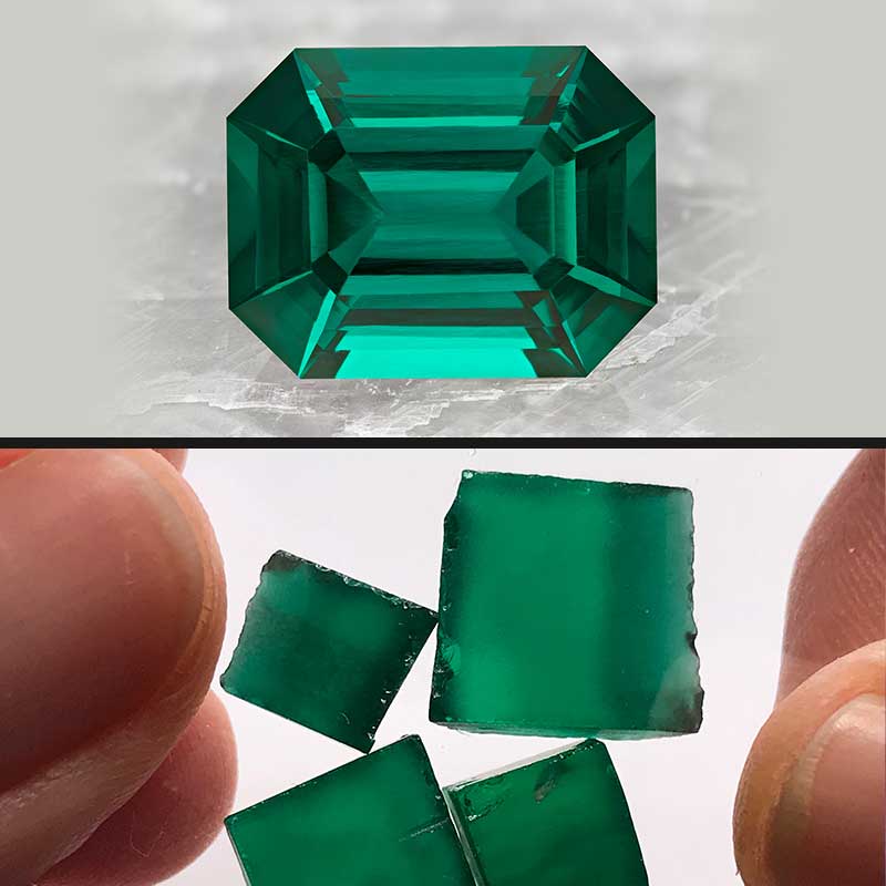 Synthetic Emerald – Joe Henley Rough & Gemstones