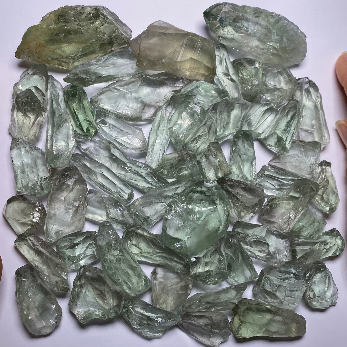 Prasiolite | Quartz | Facet Rough | Faceting Rough | Gem Rough – Joe ...